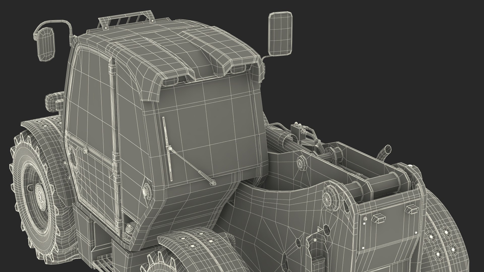 3D Telehandler - TurboSquid 2152659