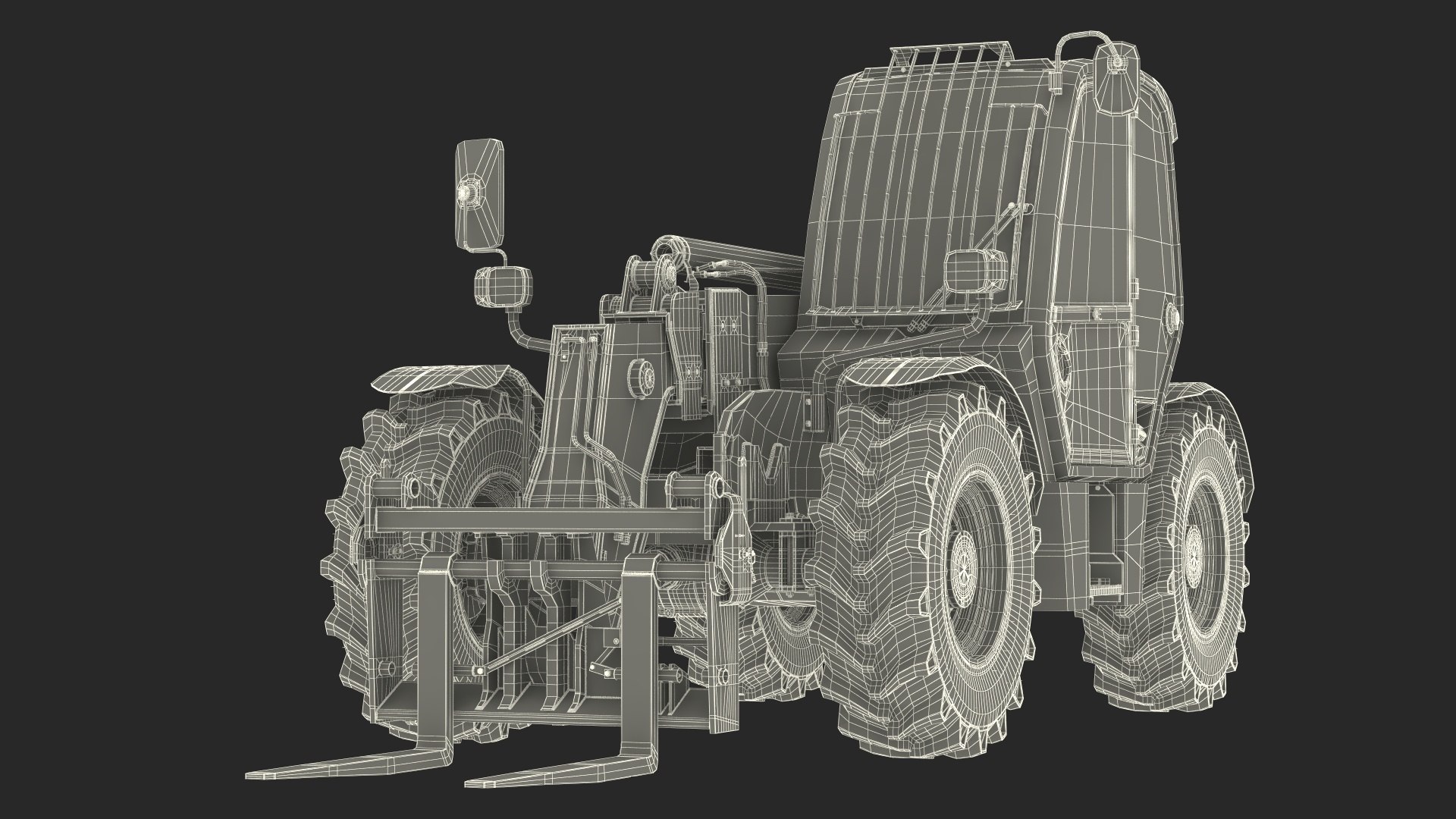 3D Telehandler - TurboSquid 2152659