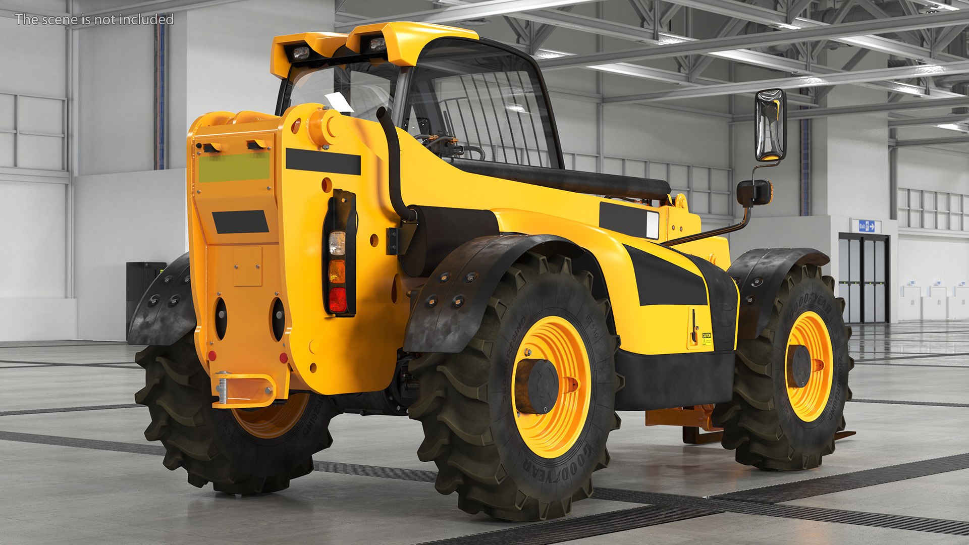 3D Telehandler - TurboSquid 2152659