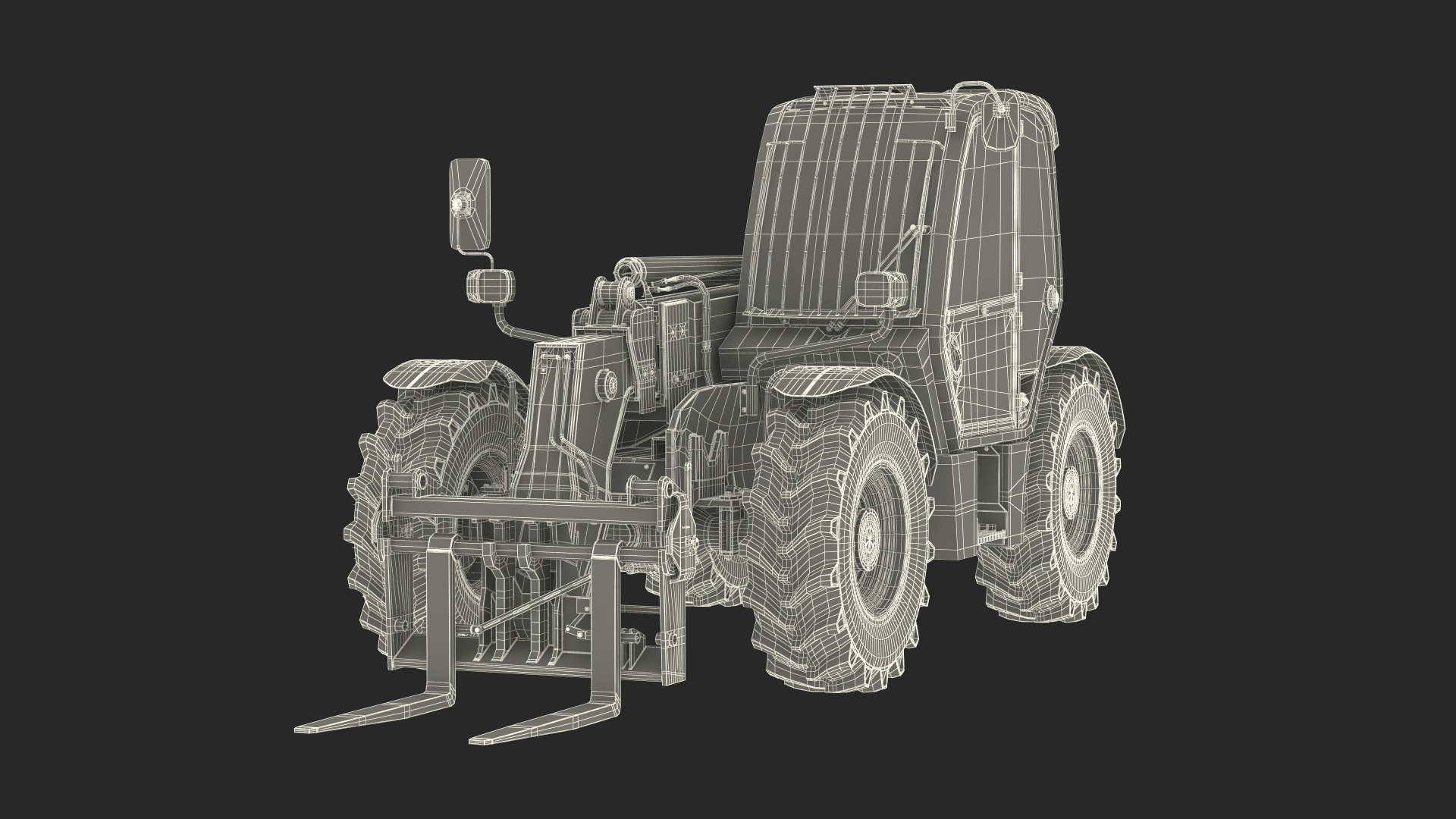 3D Telehandler - TurboSquid 2152659