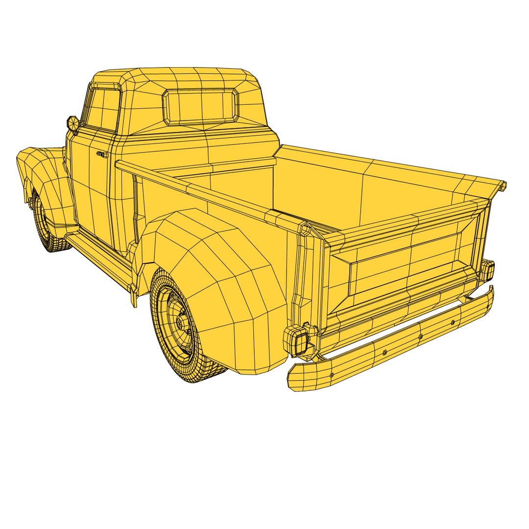 Chevrolet Truck 1949 3d Max