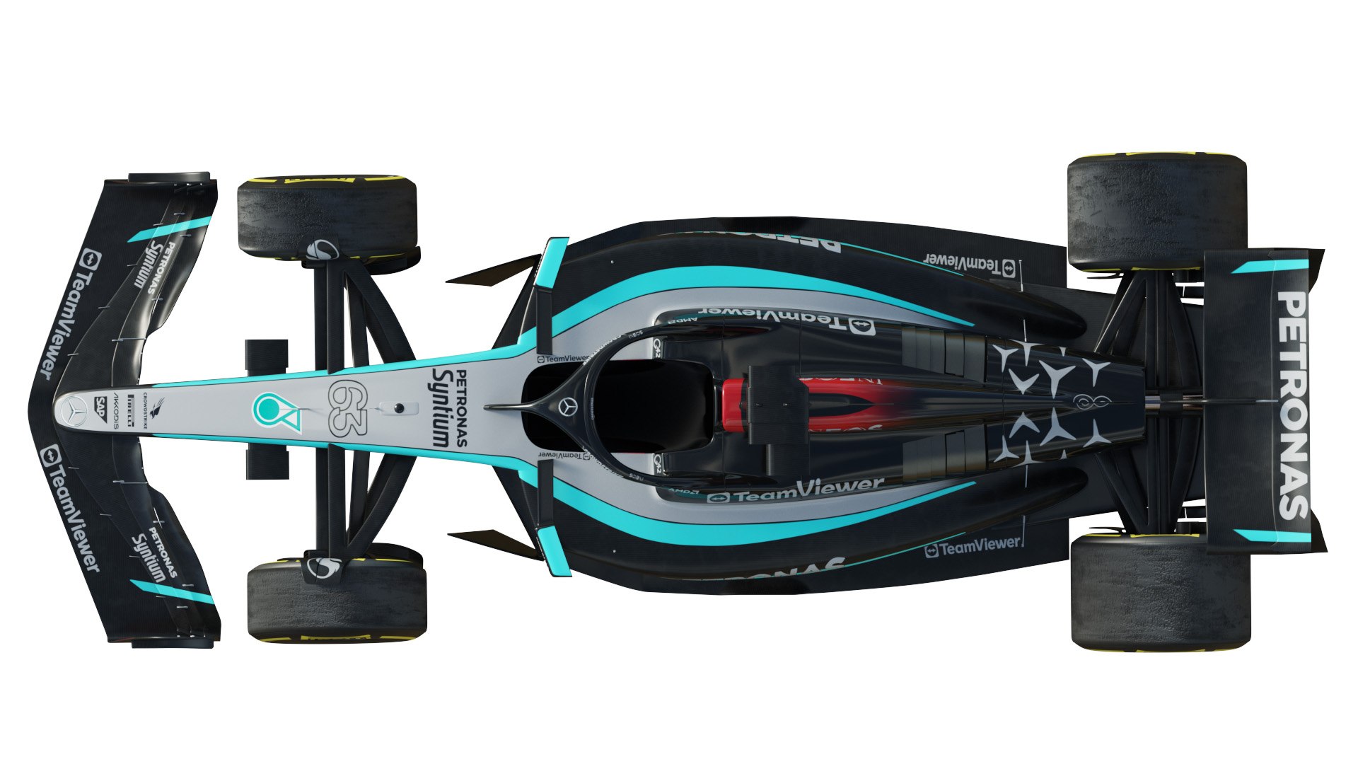 3D Model F1 Mercedes W15 2024 - TurboSquid 2253188