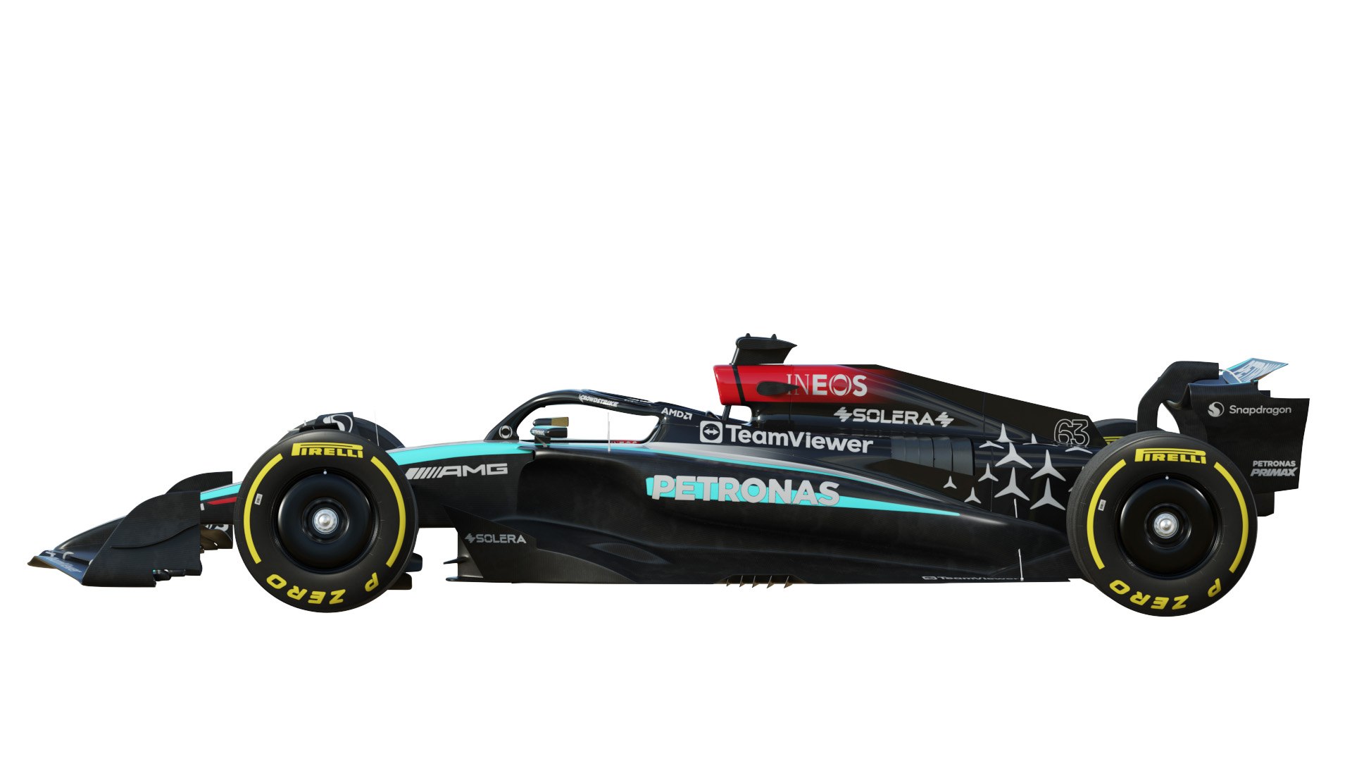 3D Model F1 Mercedes W15 2024 - TurboSquid 2253188