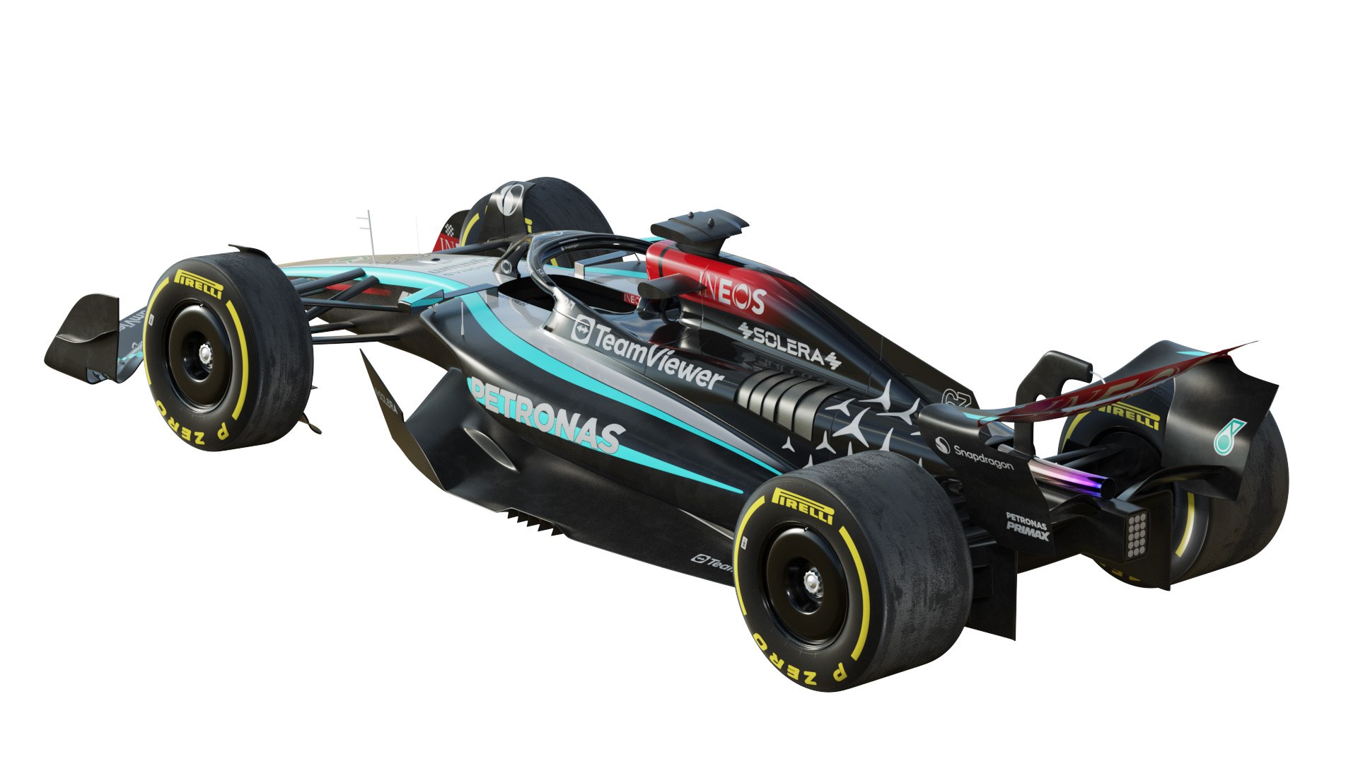 3D Model F1 Mercedes W15 2024 - TurboSquid 2253188