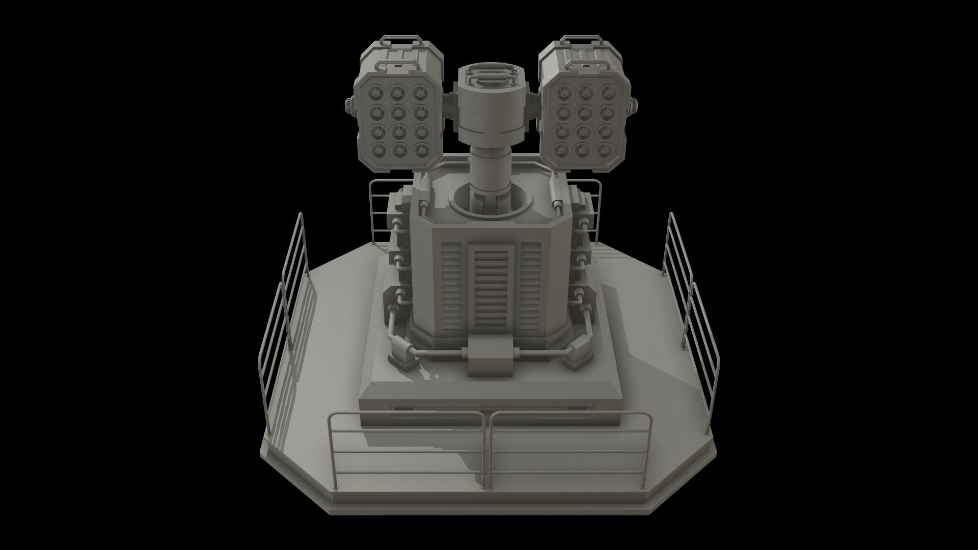 3D Rusty Turret-1-V2 - TurboSquid 2300178