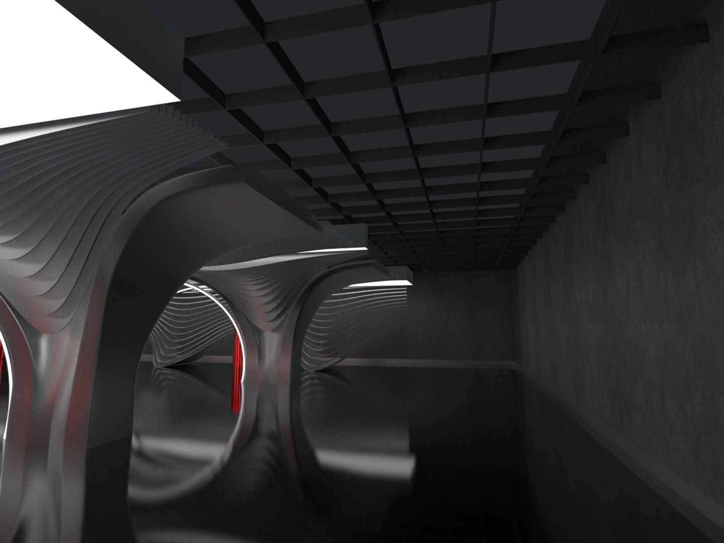 Modern Exhibition Hall 3D Model - TurboSquid 2000361