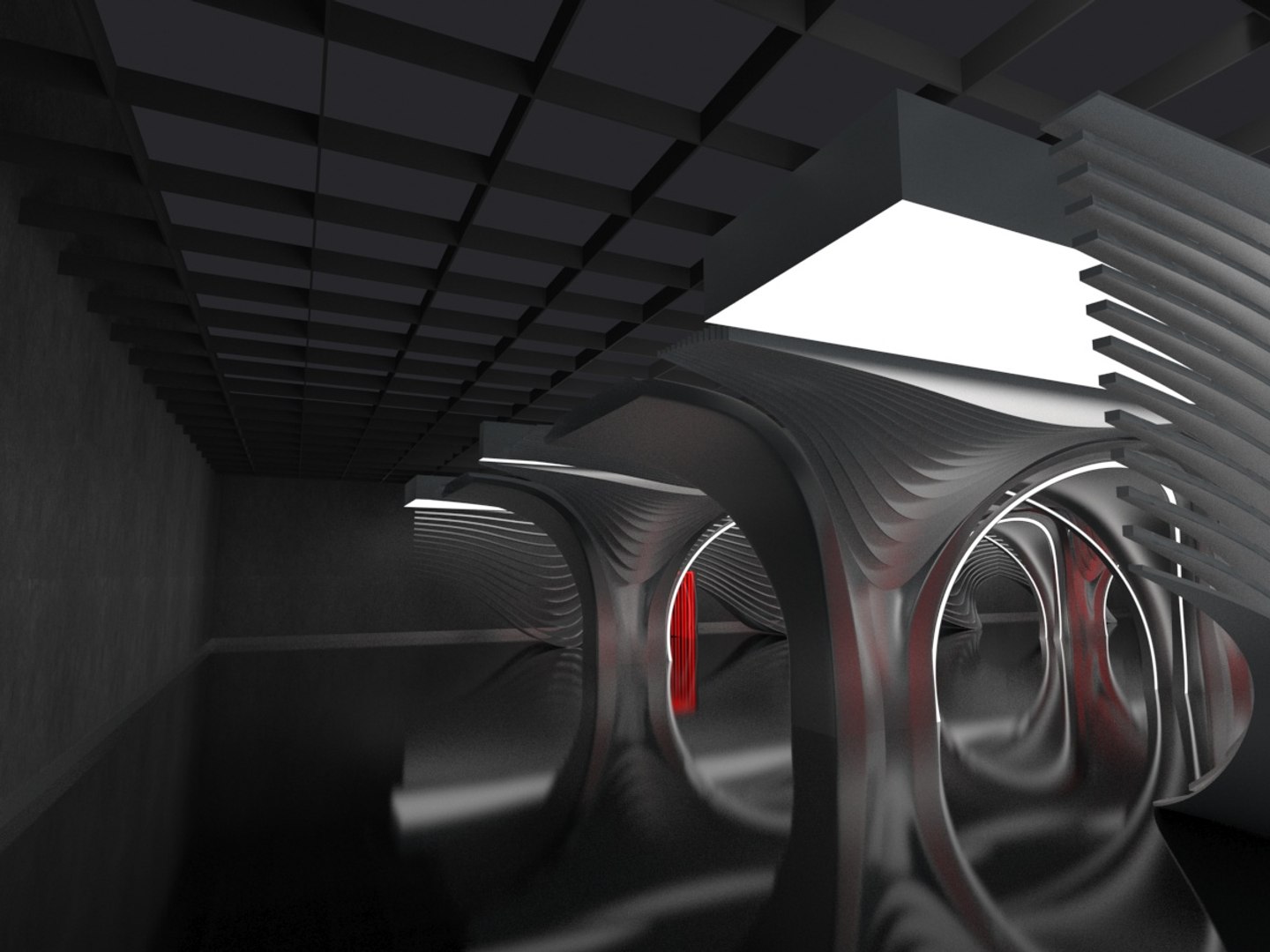 Modern Exhibition Hall 3D Model - TurboSquid 2000361