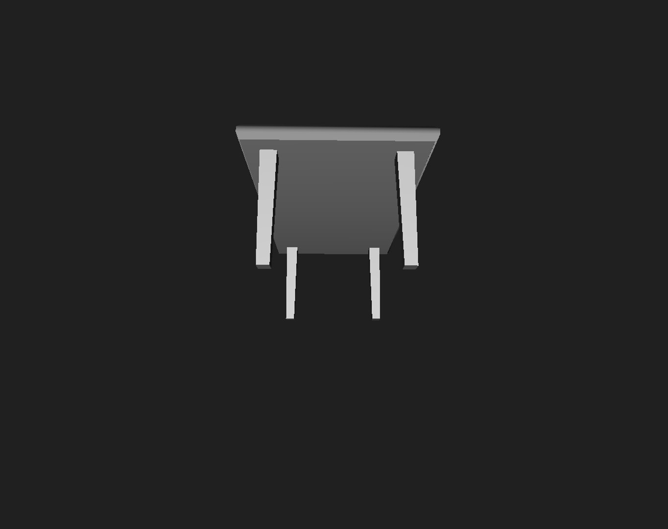3d table model