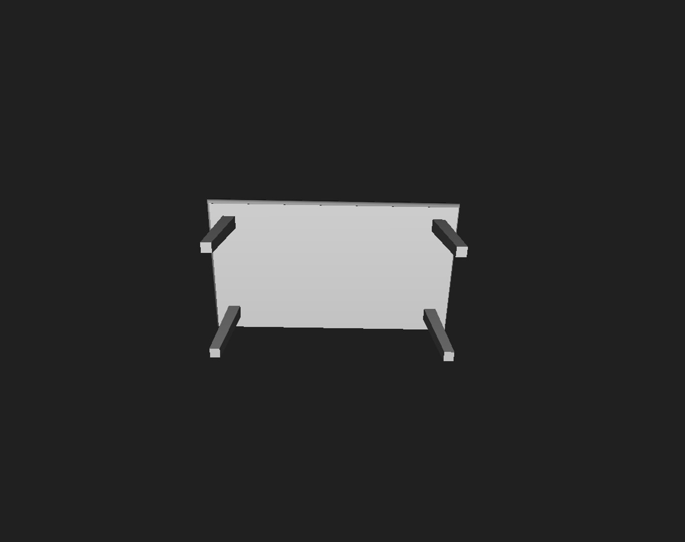 3d table model