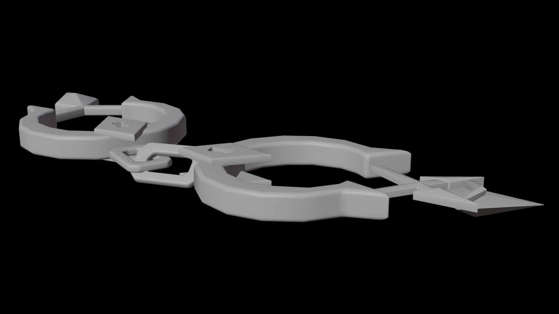 Genshin Impact Wriothesley Handcuffs 3D model - TurboSquid 2146267