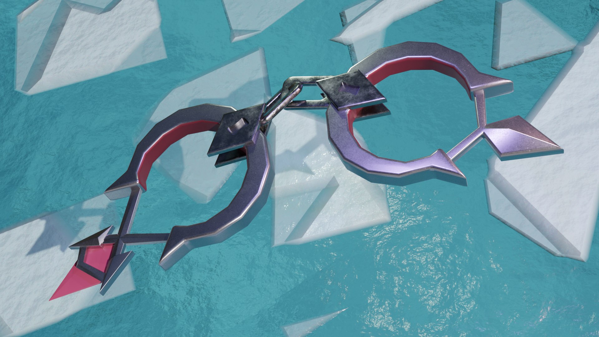 Genshin Impact Wriothesley Handcuffs 3D model - TurboSquid 2146267