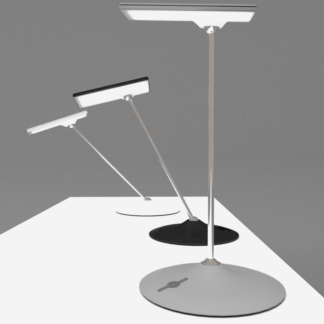 Led Desk Lamp Humanscale 3d Model