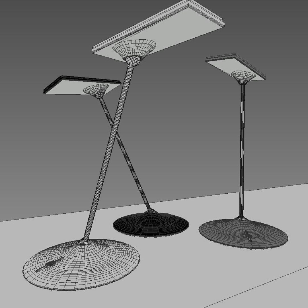 Led Desk Lamp Humanscale 3d Model