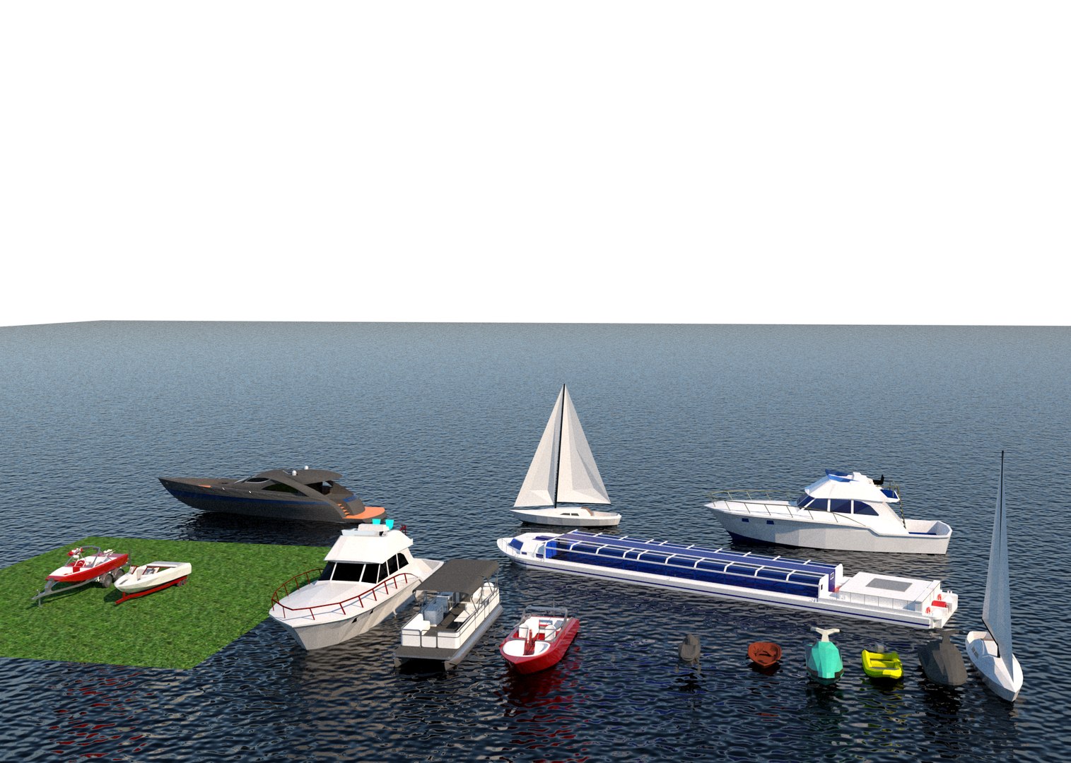 Boats And Ship Revit Family Model - TurboSquid 2113634