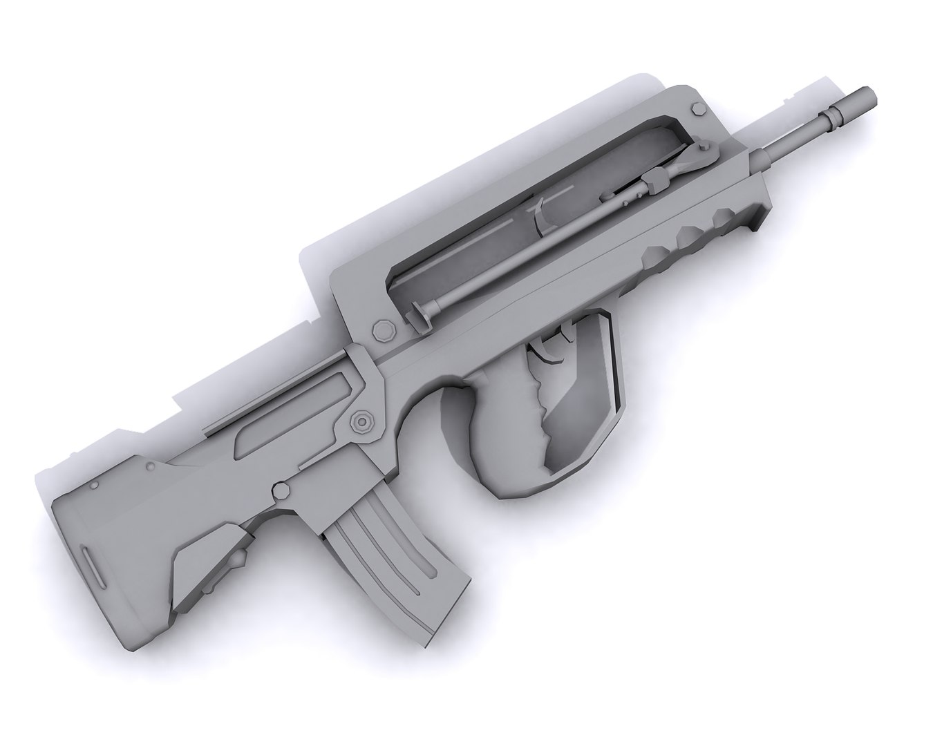 3d Model Famas G2 Assult Rifle