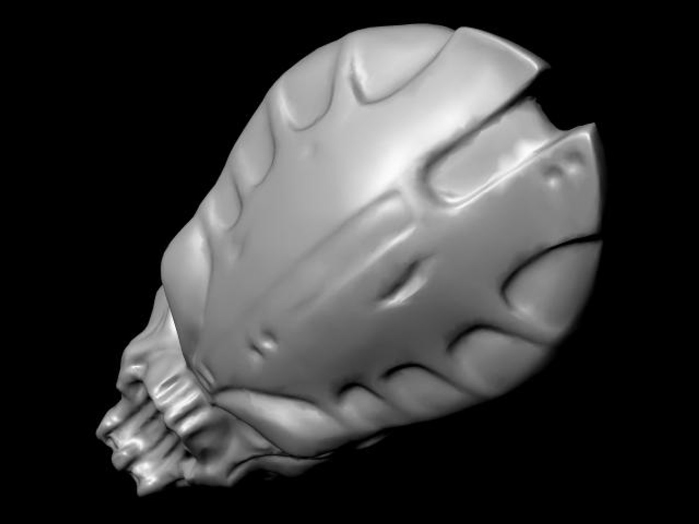 Guardian Predator Mask 3d Model