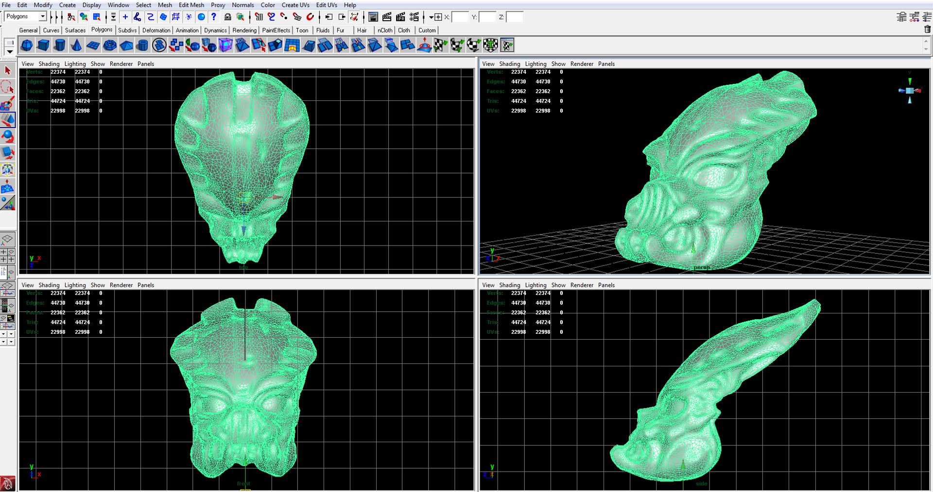 Guardian Predator Mask 3d Model