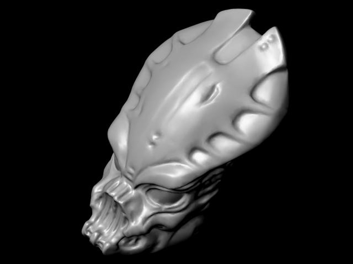 Guardian Predator Mask 3d Model