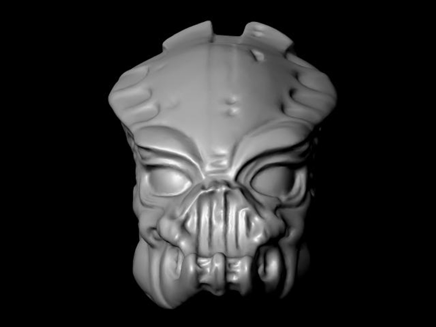 Guardian Predator Mask 3d Model