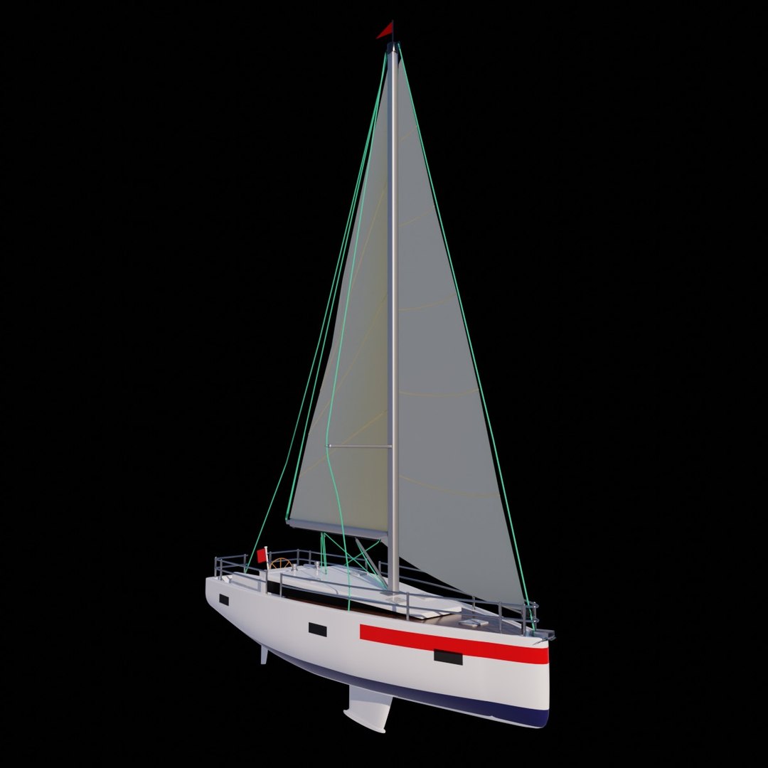 3D Sail Boat Model - TurboSquid 1882113