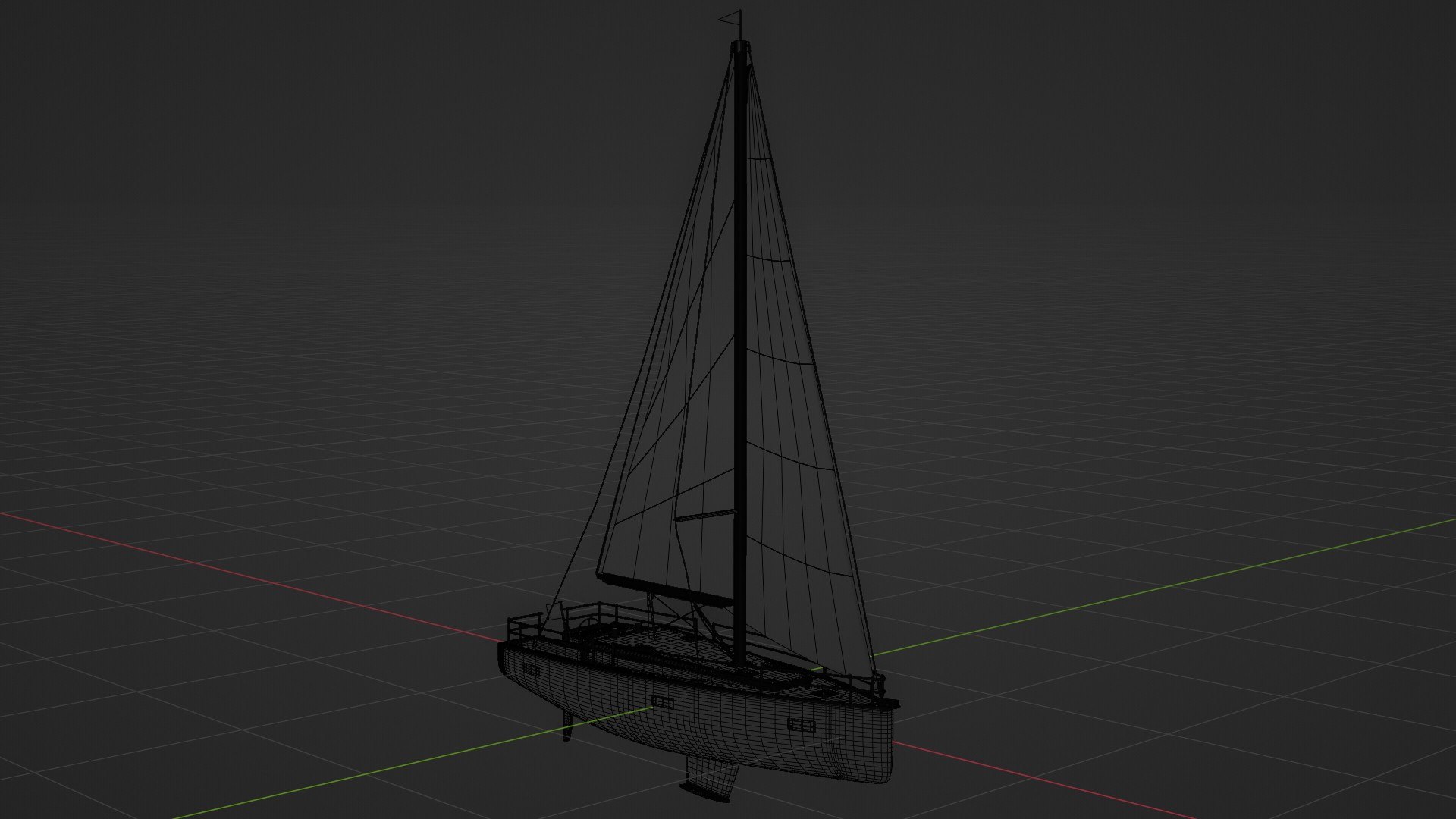 3D Sail Boat Model - TurboSquid 1882113