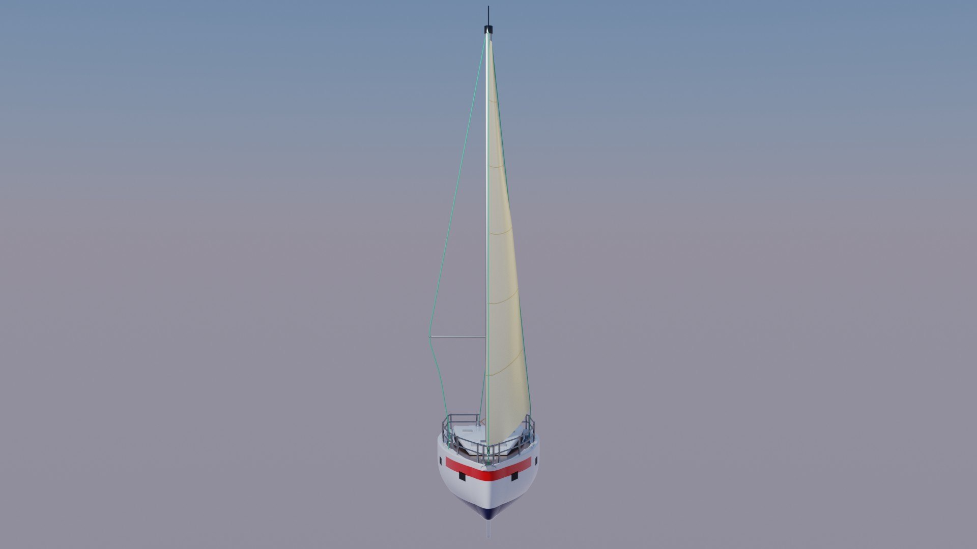 3D Sail Boat Model - TurboSquid 1882113