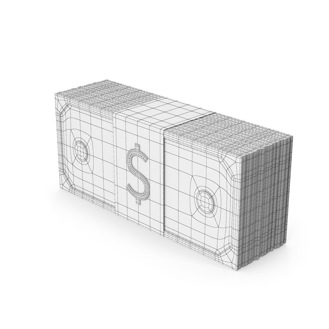 3D Green Cartoony Banknotes - TurboSquid 2135407