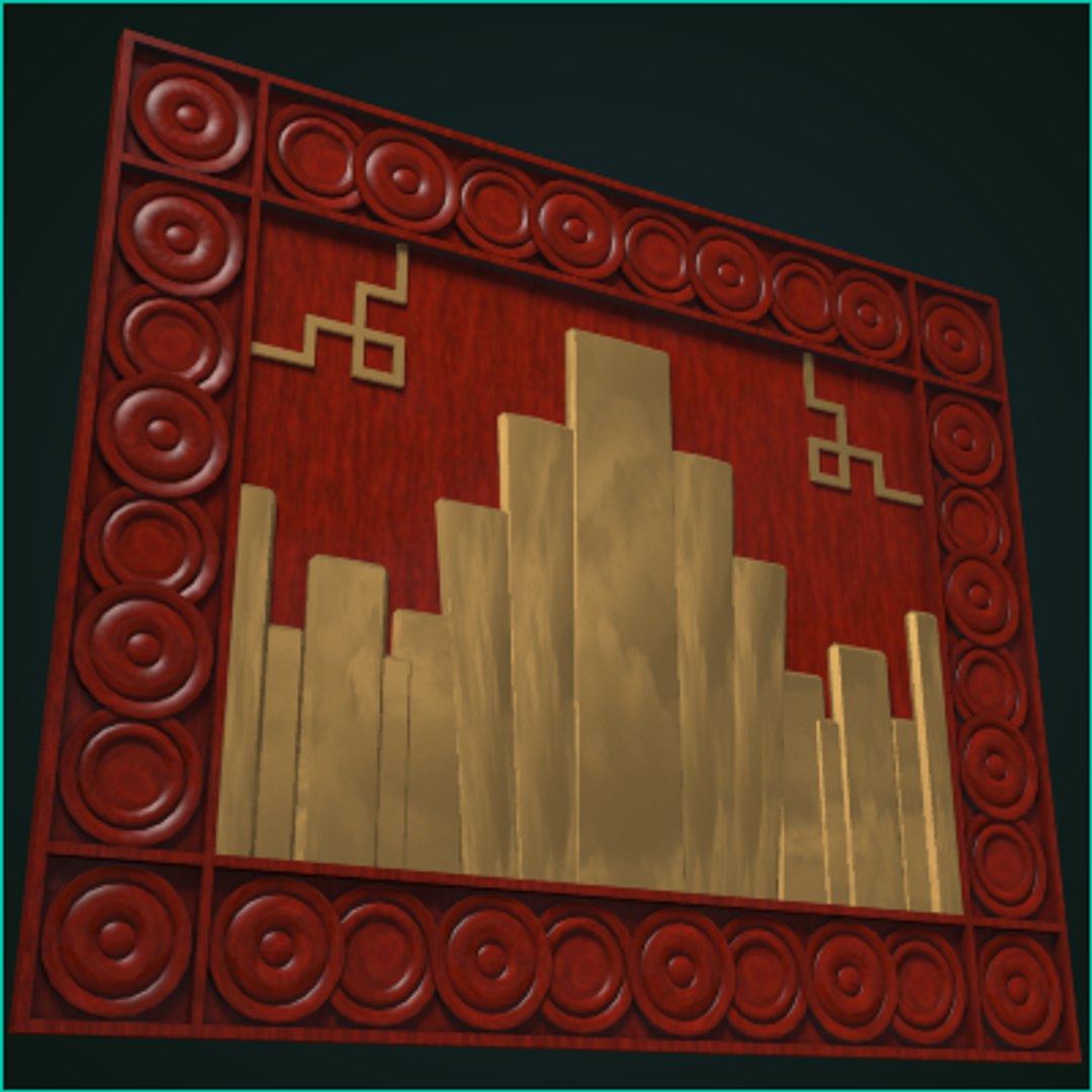 Maya Art Deco Mural