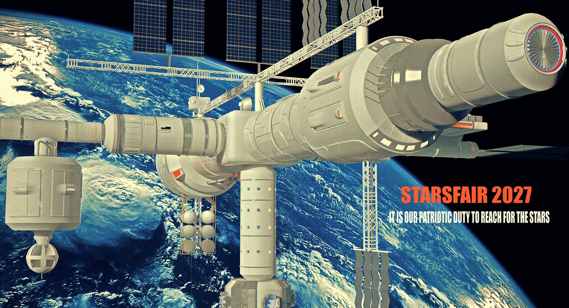 Tranquility Space Station 3d Model