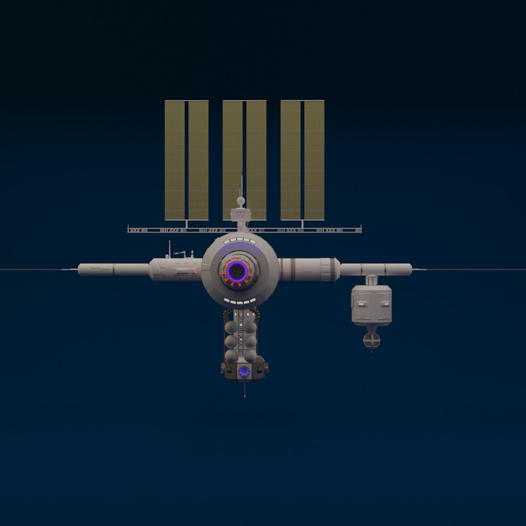 Tranquility Space Station 3d Model