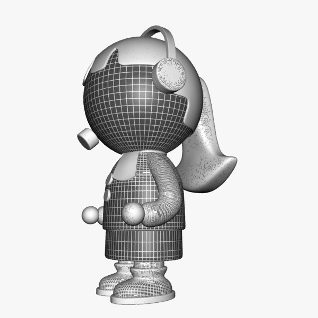 3d Cartoon Operator Character Model