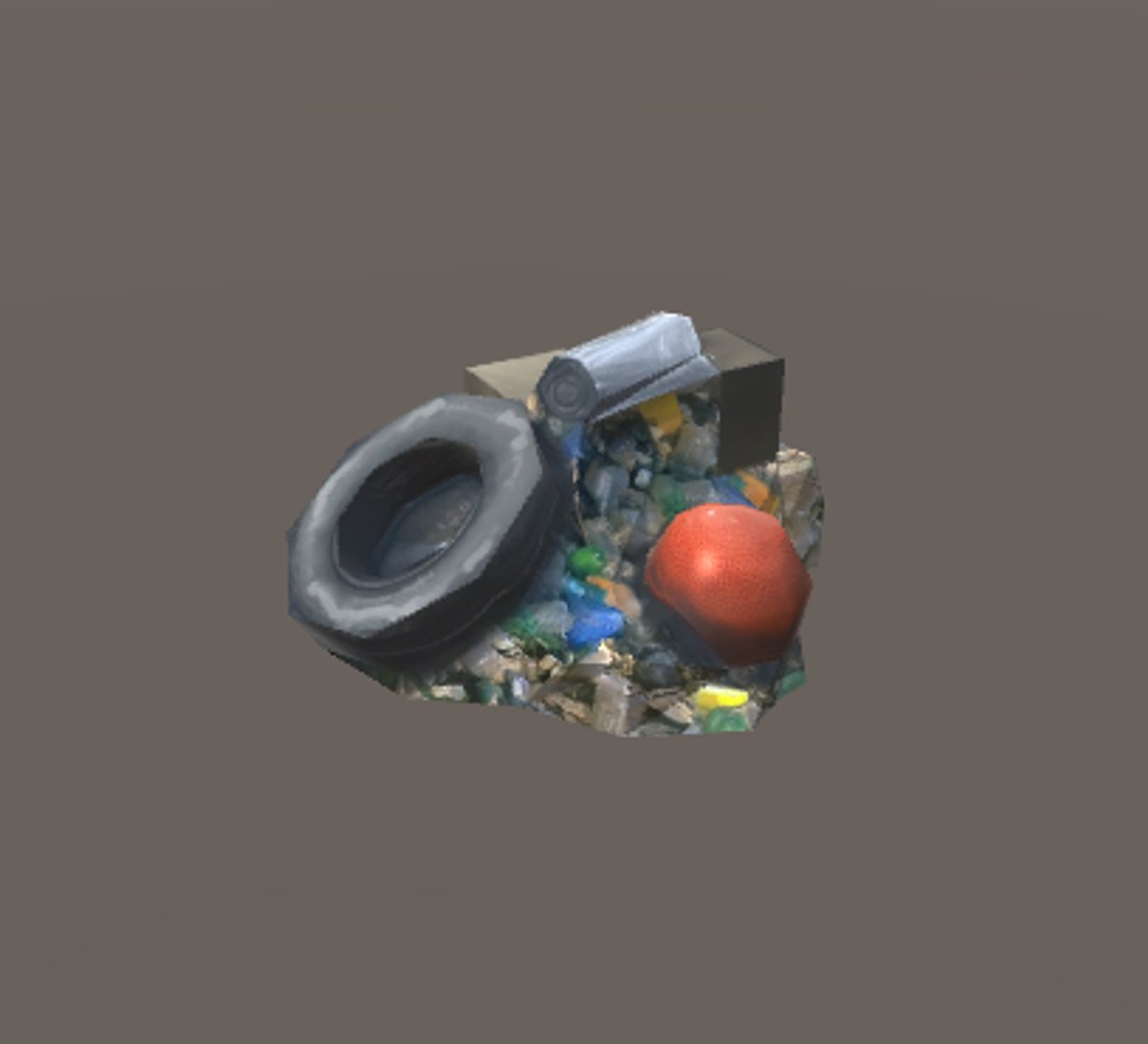 3d Model Pile Trash