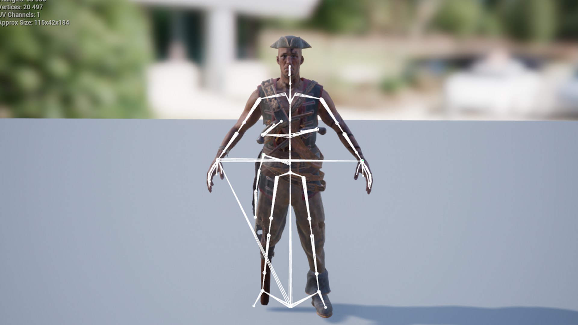 3D Model PIRATE UNDEAD 7 - TurboSquid 2368850