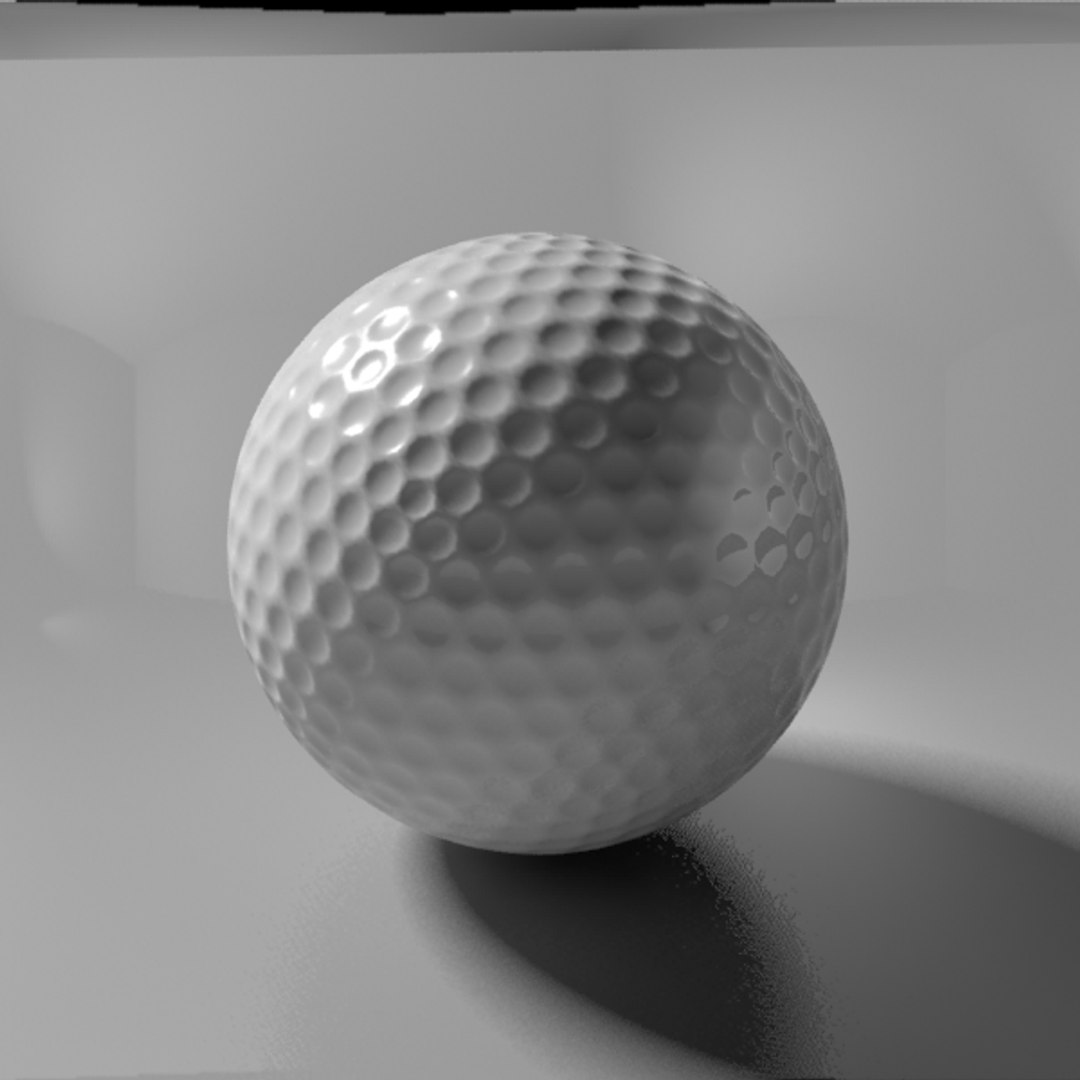 Golf Ball 3d Model