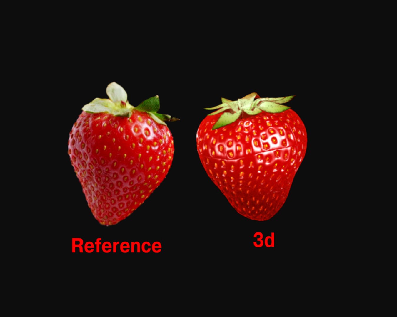 Strawberry Berry 3d Model