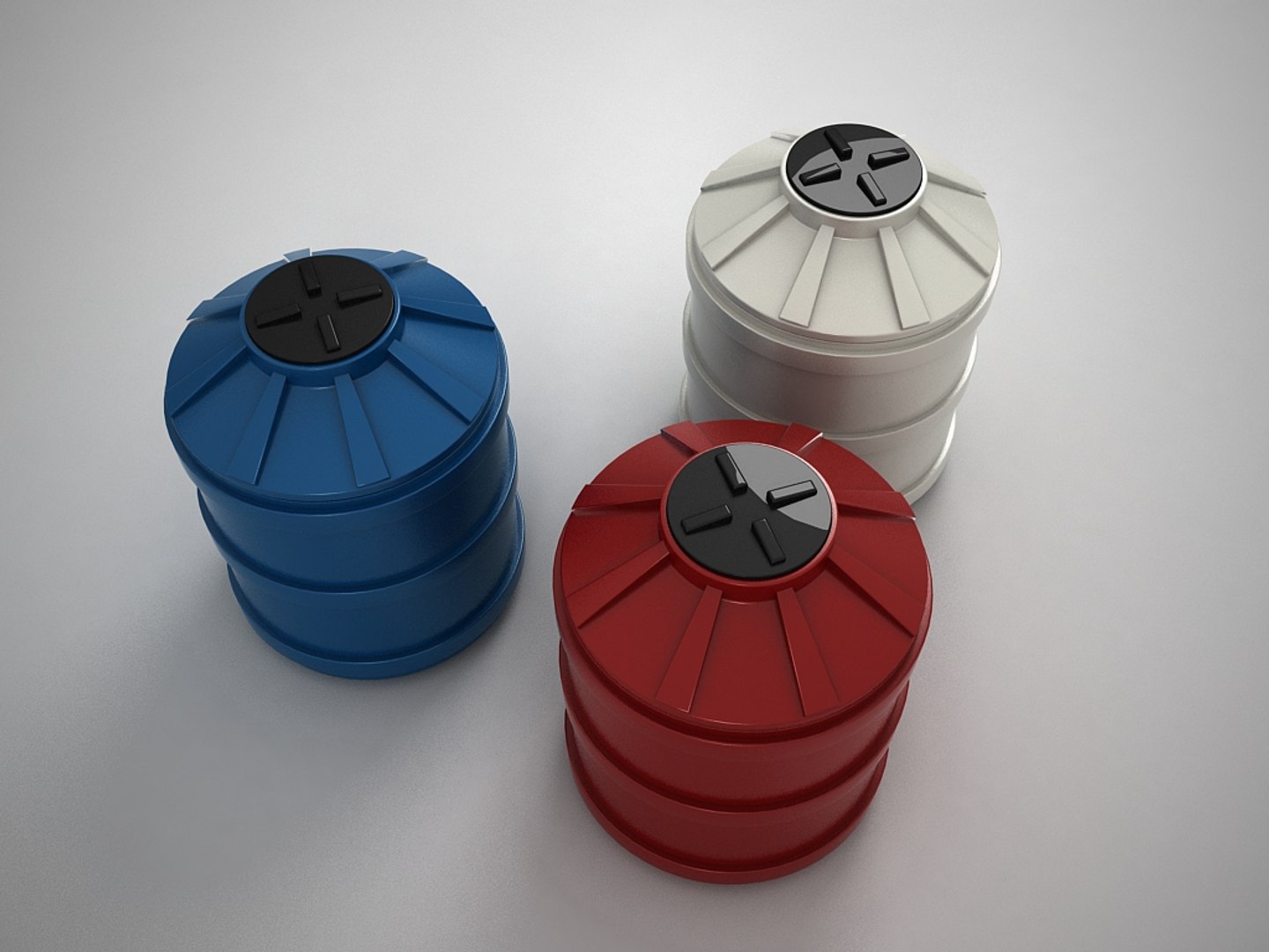 Three-layer Polypropylene Water Tank 3ds