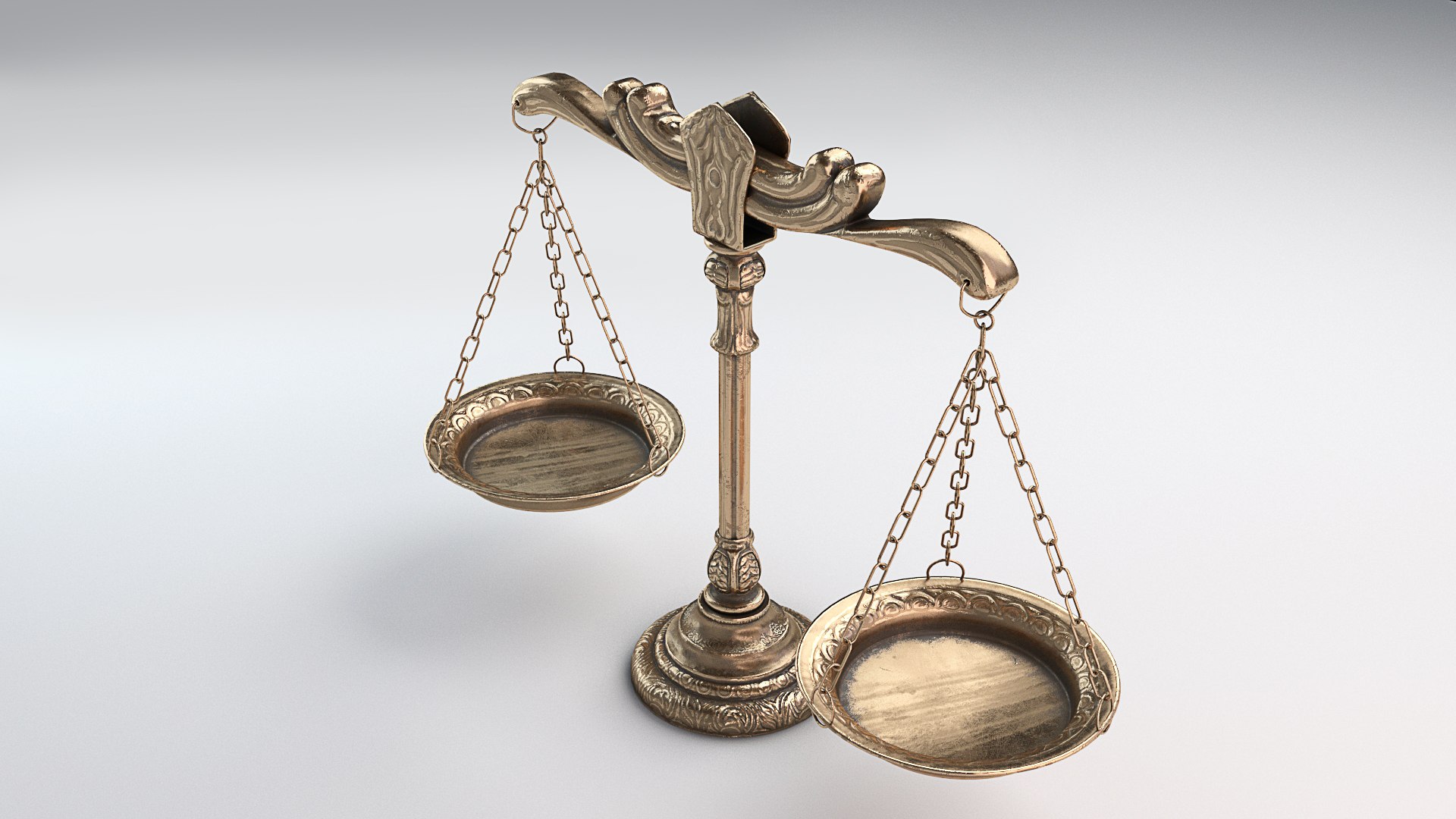 3D Model Antique Scales - TurboSquid 2040242