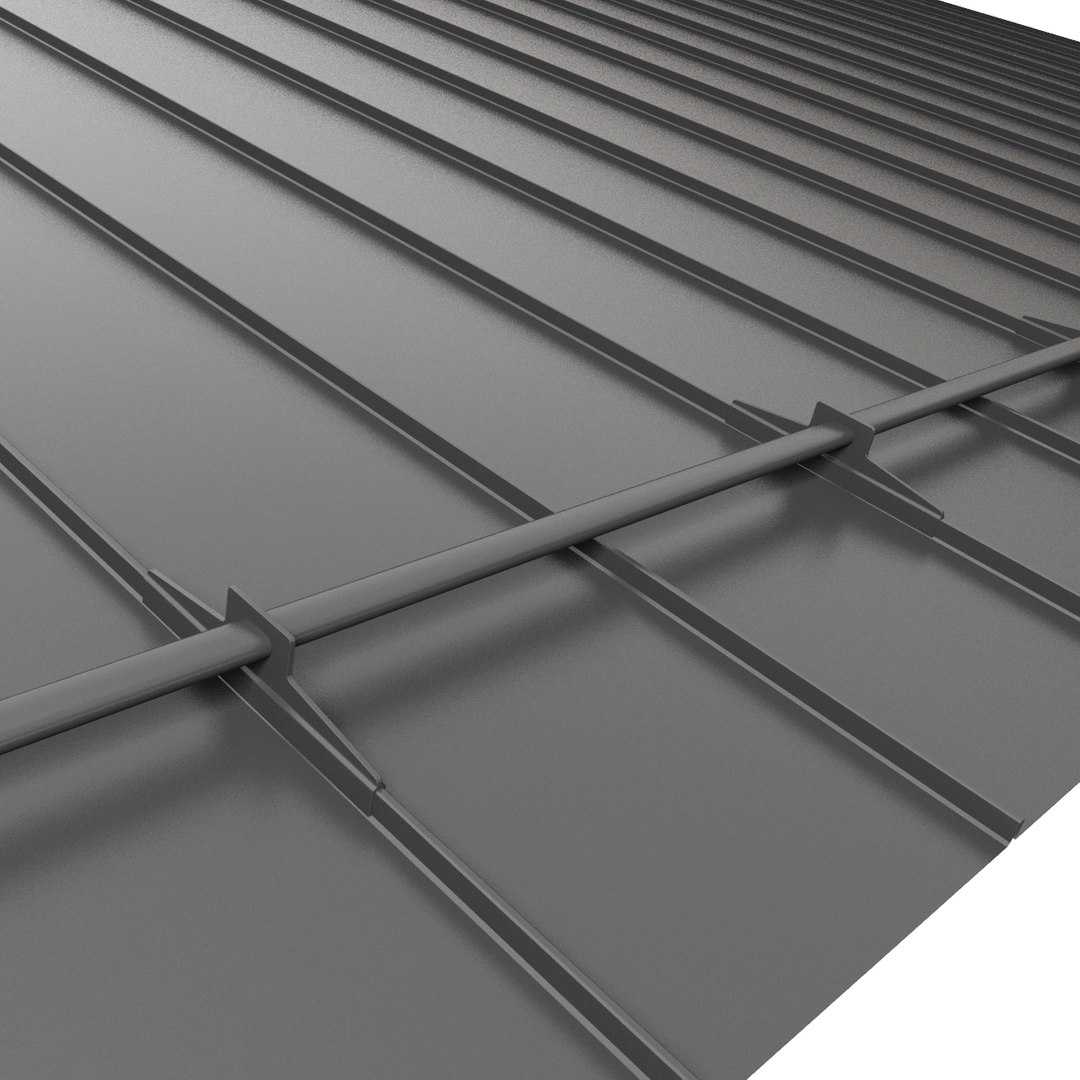 3d Model Of Metal Roofing