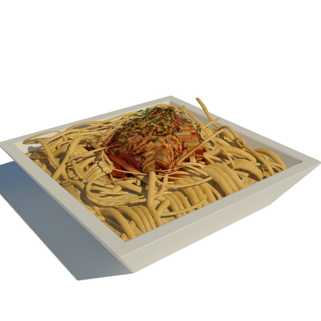 3d Model Pasta