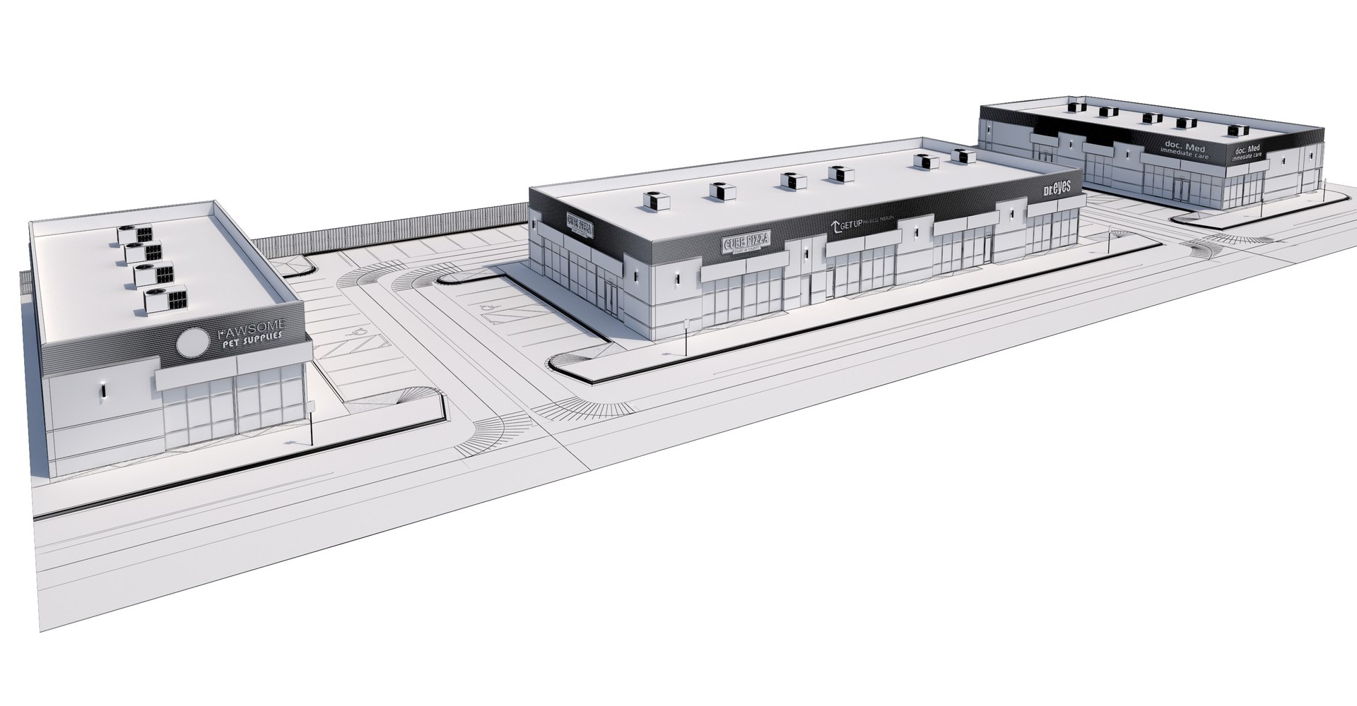 Retail store 3D model - TurboSquid 1670497