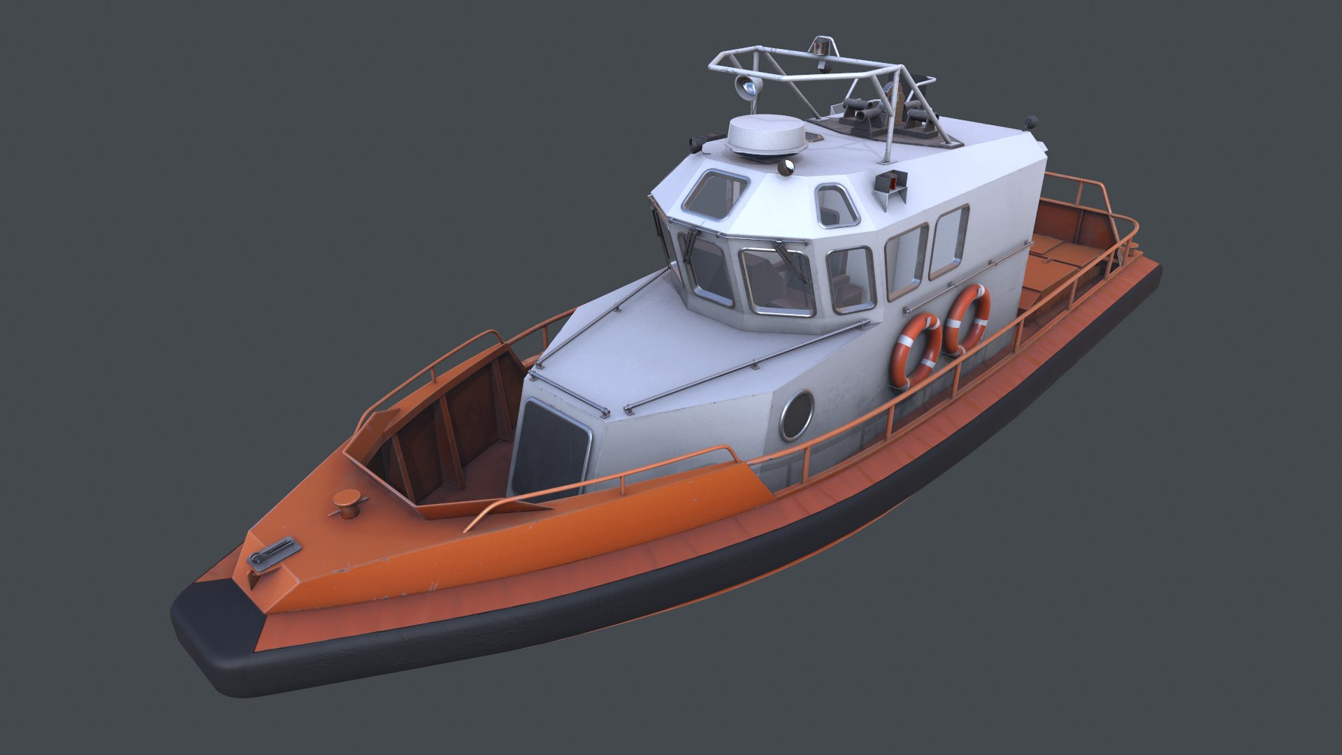 Fast Rescue Daughter Craft Boat 3D Model - TurboSquid 2068480