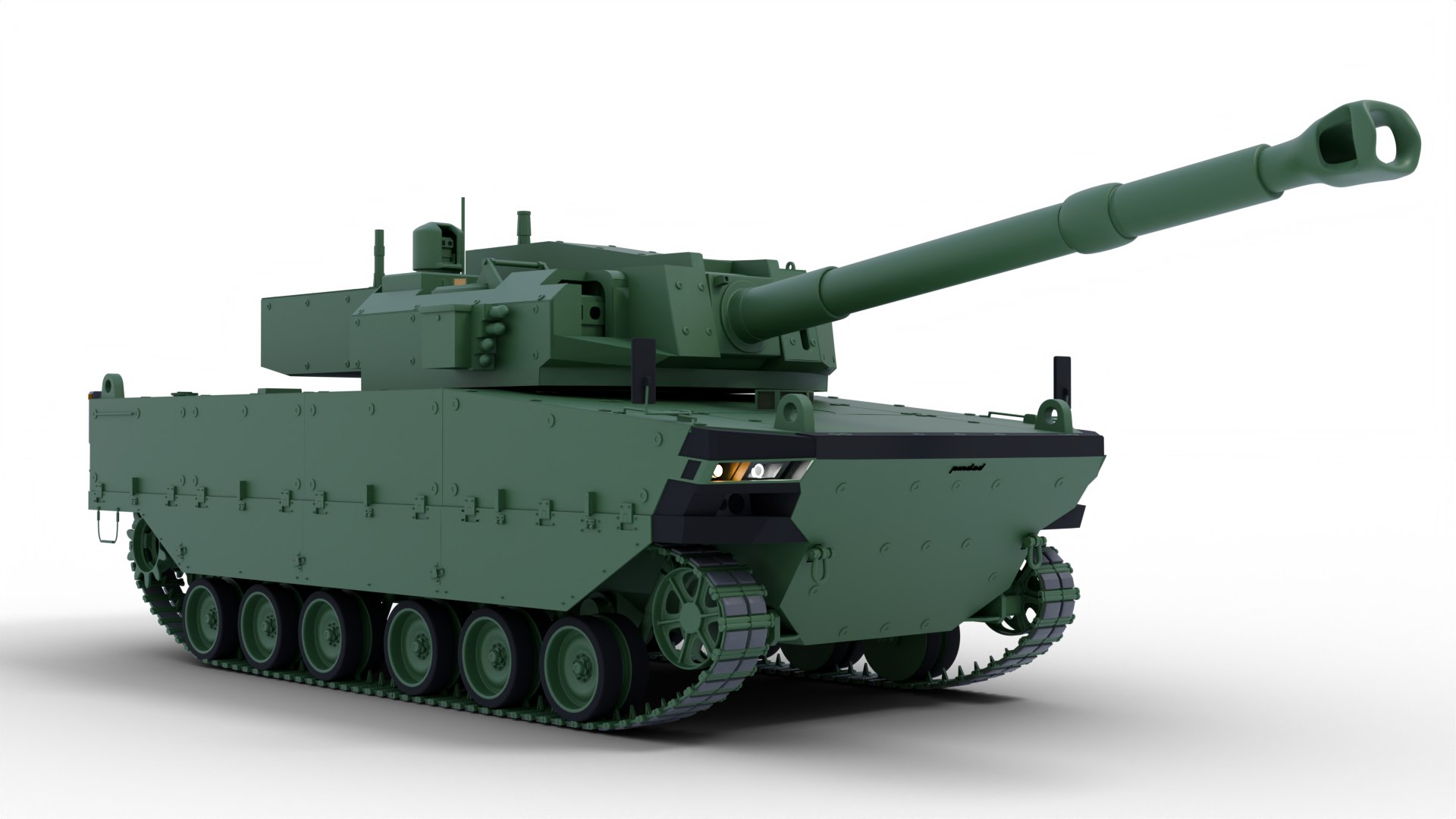 3D Tank MT Harimau Pindad - TurboSquid 2210061