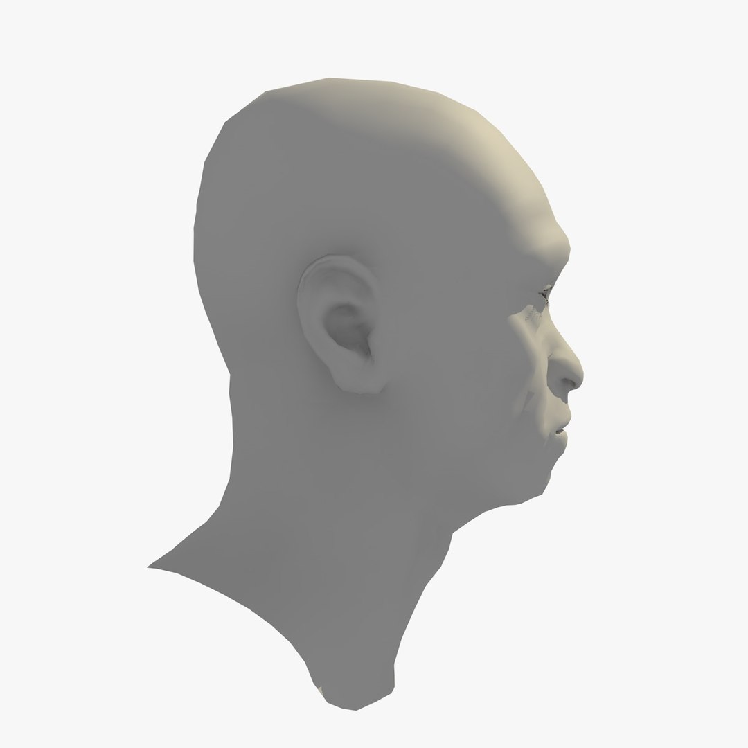 3D Realistic Head Base Mesh - TurboSquid 1438804