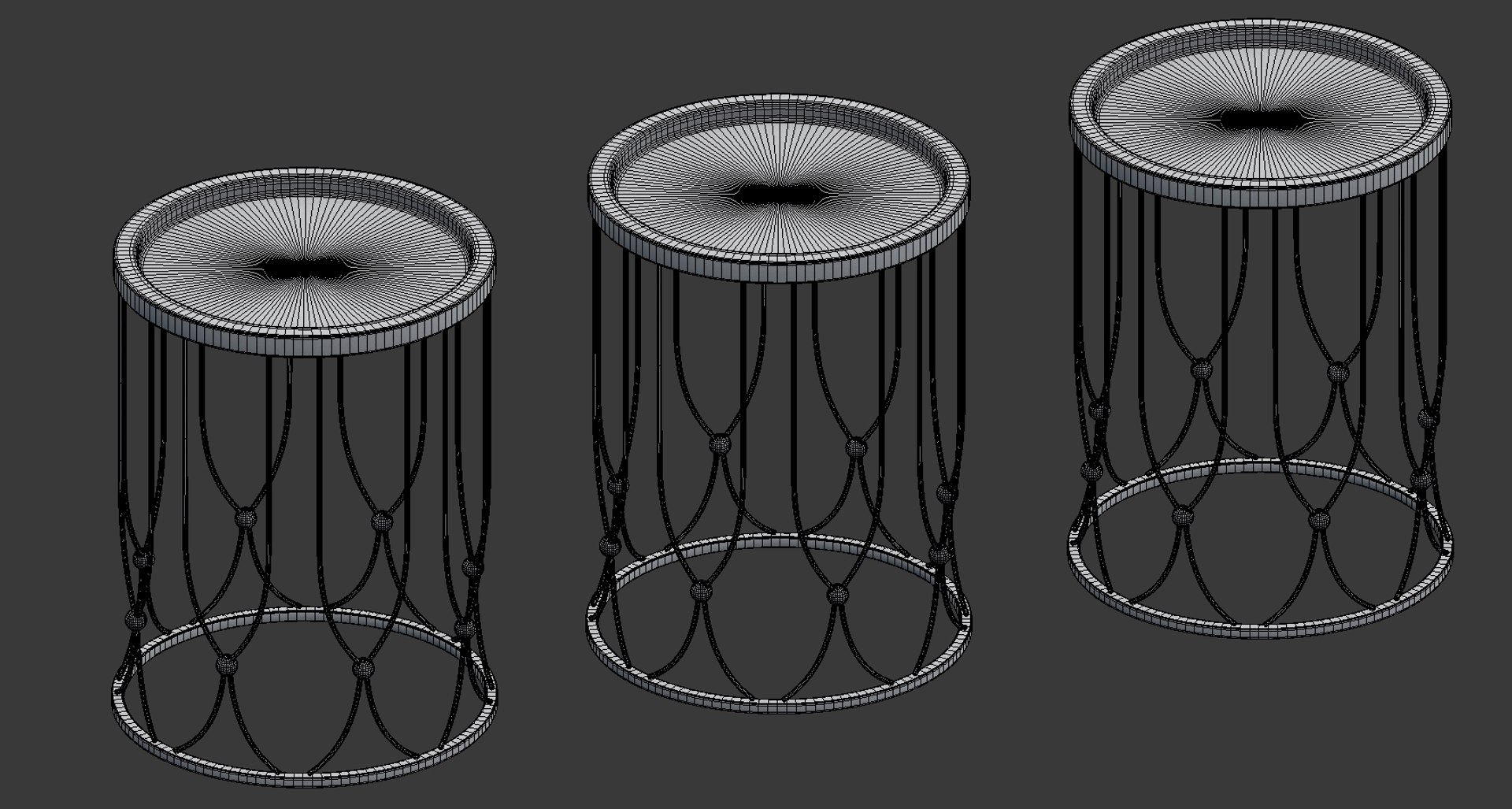 Metallic table - antique 3D model - TurboSquid 1201003