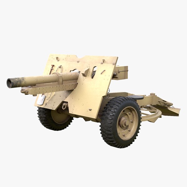 3D Ordnance QF 25 Pounder Y - TurboSquid 2018016