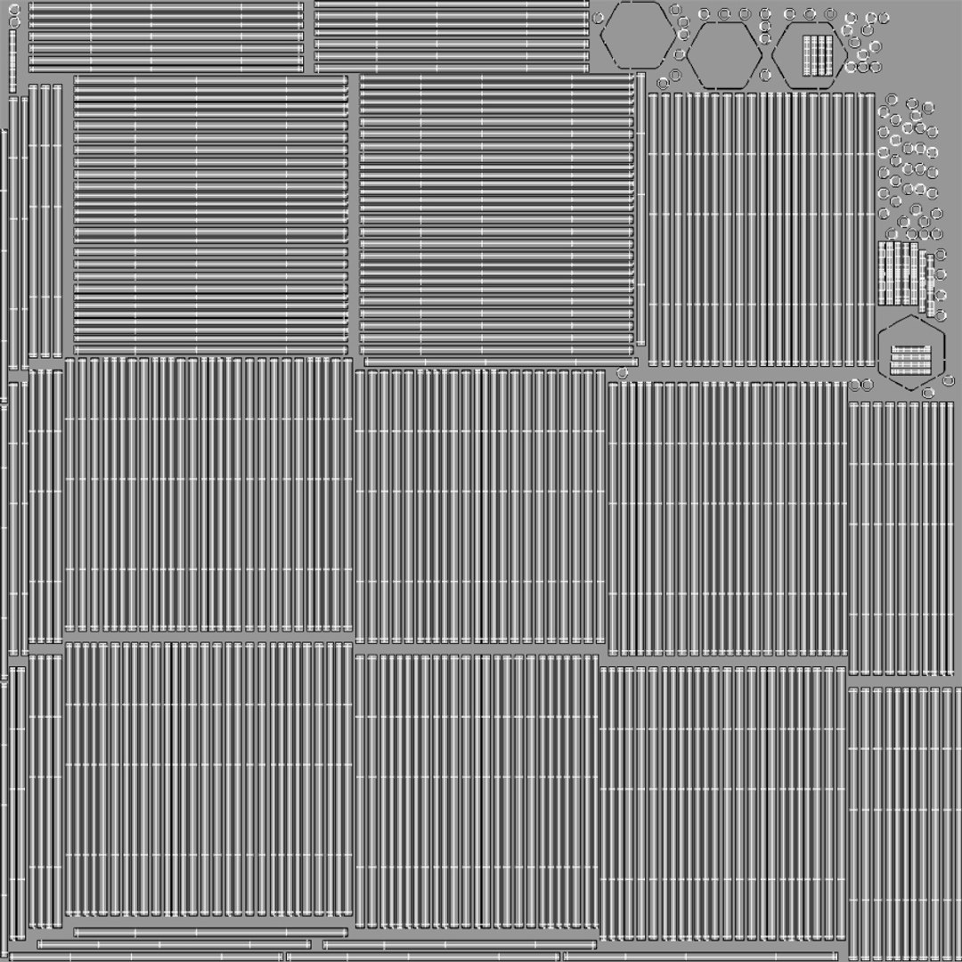 Stainless Steel Bars 3D Model - TurboSquid 2010806