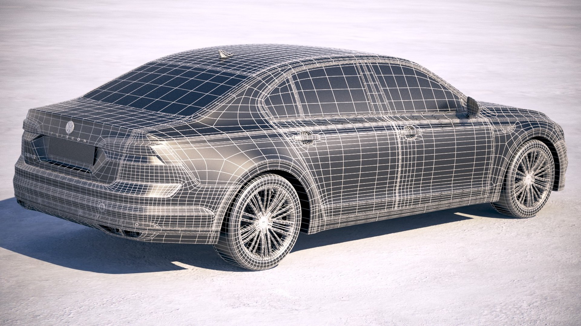 3D Volkswagen Phideon 2018 - TurboSquid 1199484