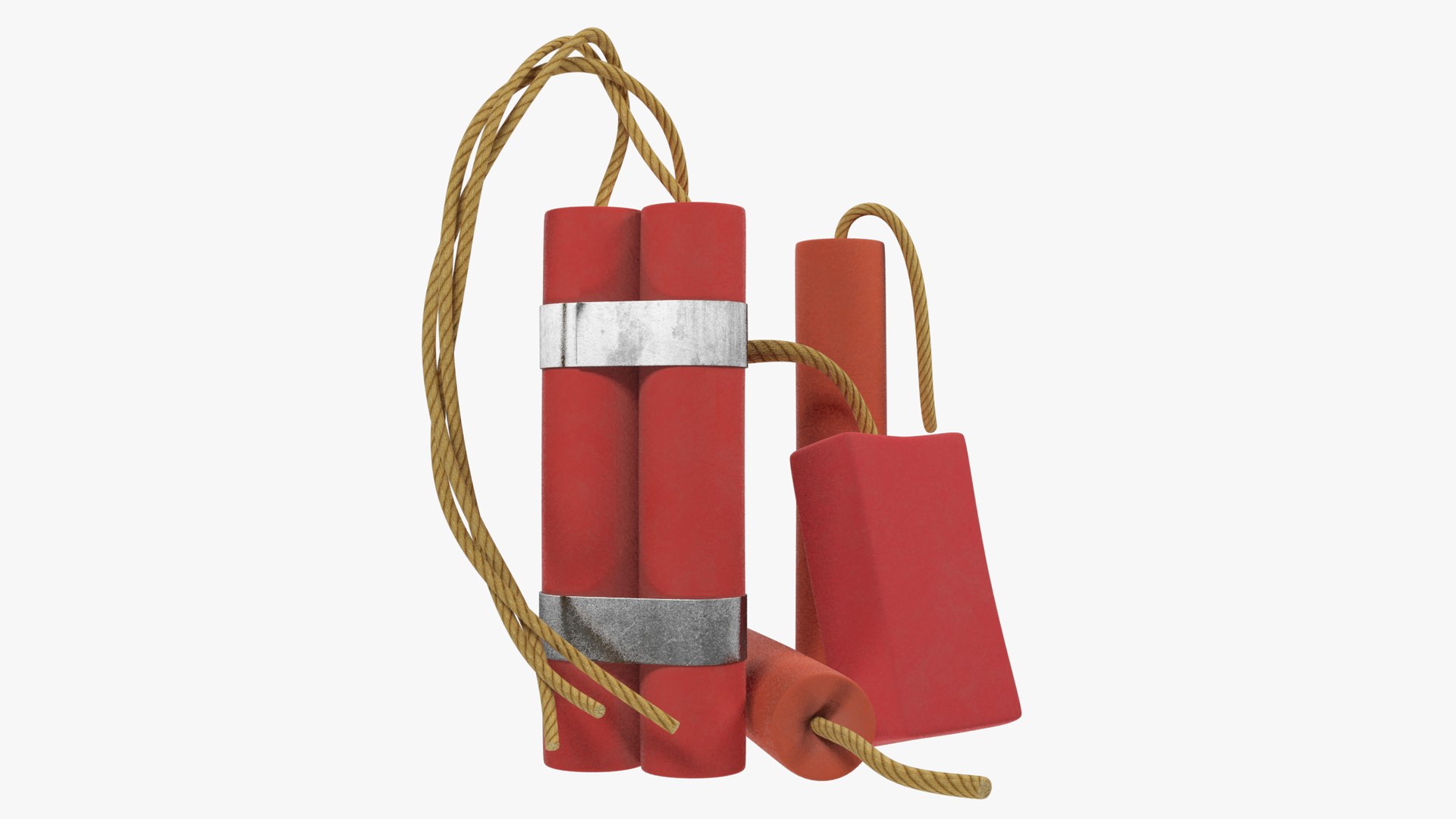 Tnt Dynamite Explosives 3D Model - TurboSquid 1449584