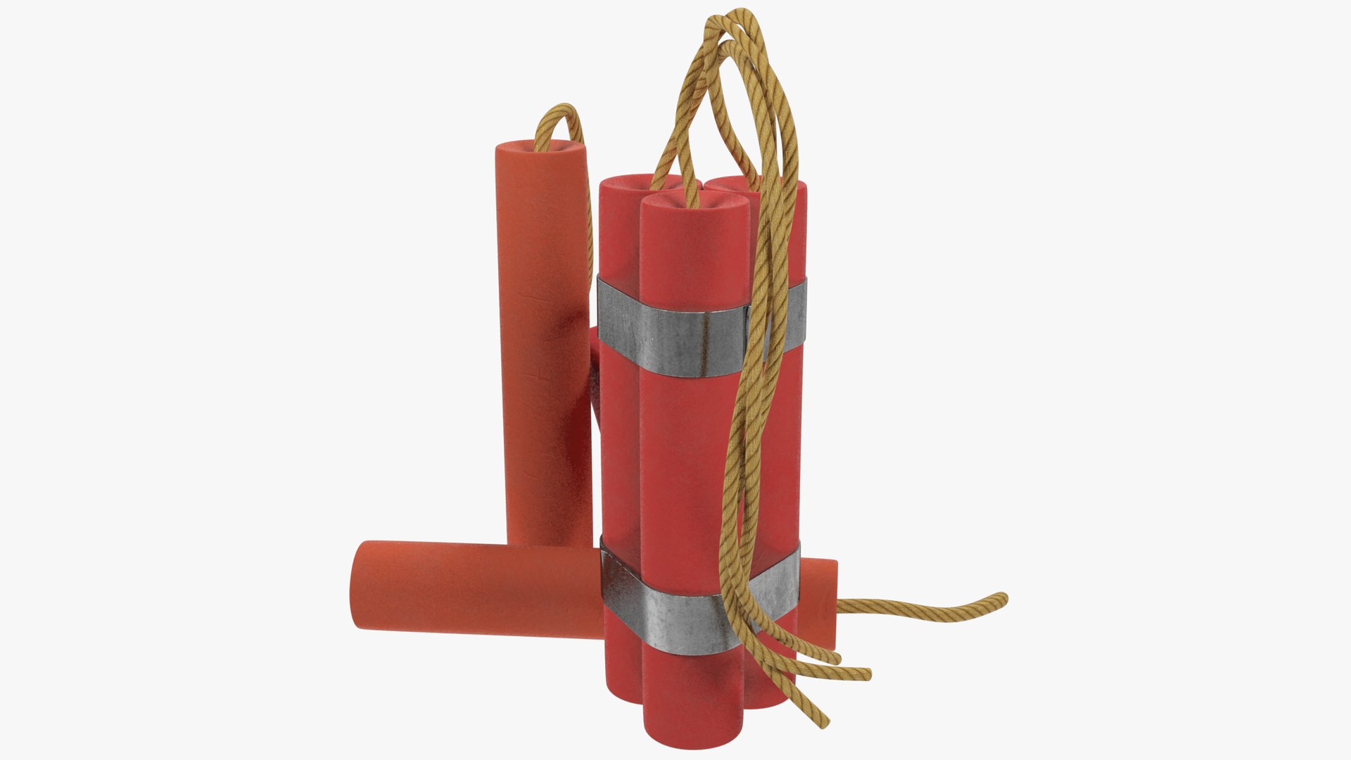 Tnt Dynamite Explosives 3D Model - TurboSquid 1449584