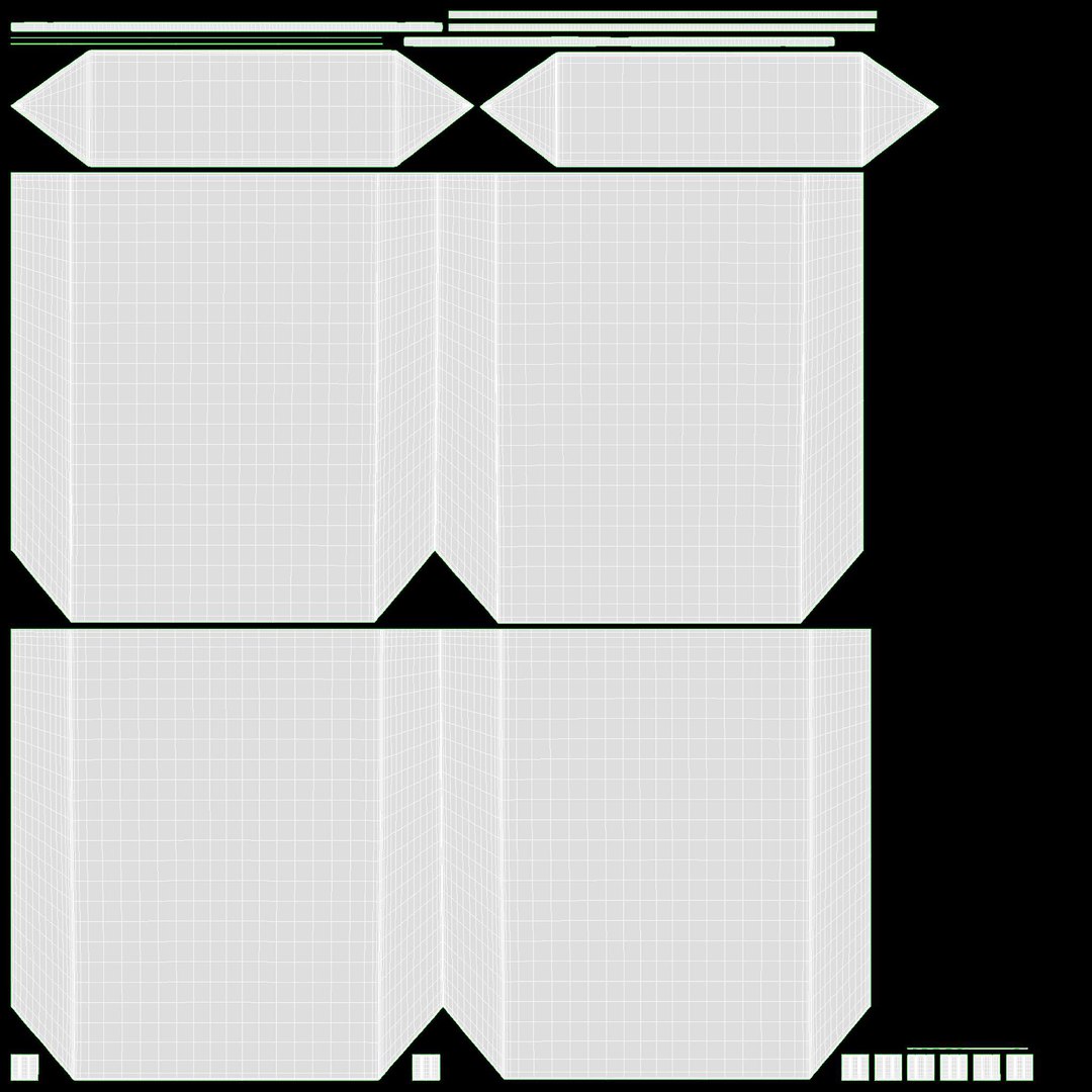 3D White Paper Bag With Handles 01 Model - TurboSquid 1920634